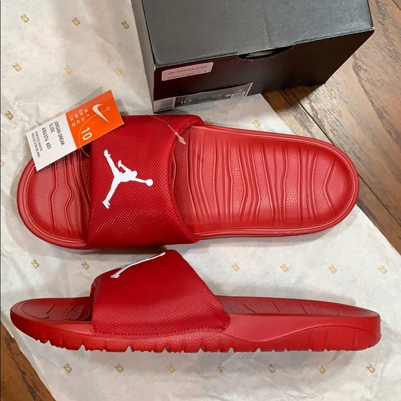Nike | Shoes | Jordan Break Slide Gym Redwhite | Poshmark